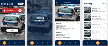 QCAM-APP Plate reader for Police on smartphone | Macq Mobility