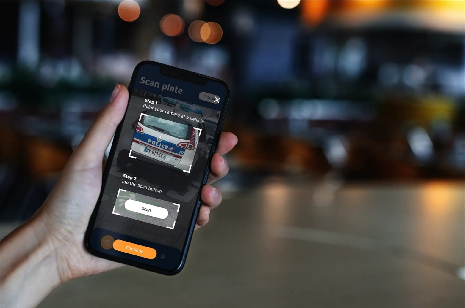 QCAM-APP Plate reader for Police on smartphone | Macq Mobility